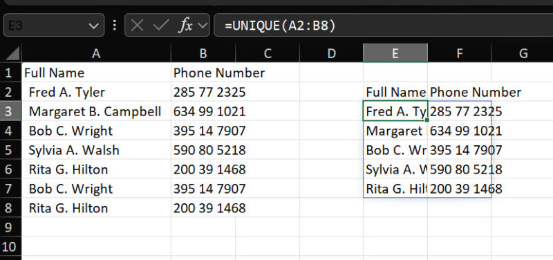 How To Remove Duplicates In Excel: 6 Different Methods