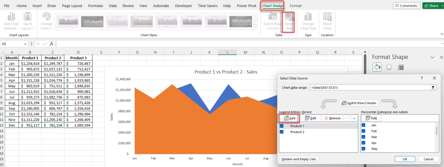 How To Create Area Chart In Excel | Step-by-Step Guide