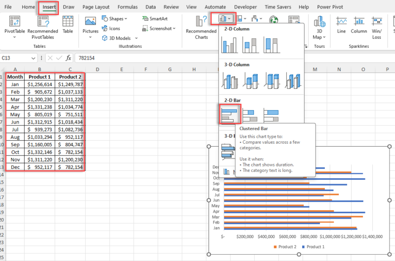 How To Make A Bar Chart In Excel | Easy Step-by-Step Guide