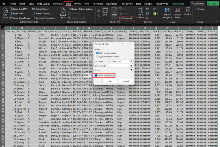 How To Remove Duplicates In Excel: 6 Different Methods
