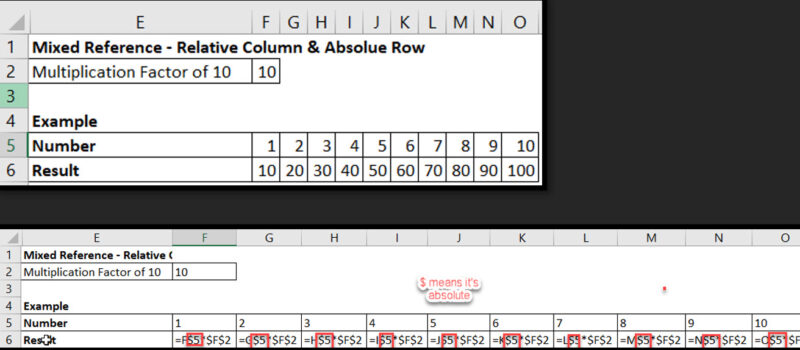 How To Use Absolute Reference And Relative Reference In Excel | Office ...