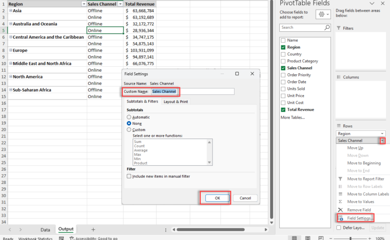 How To Change Pivot Table Design In Excel | Complete Guide
