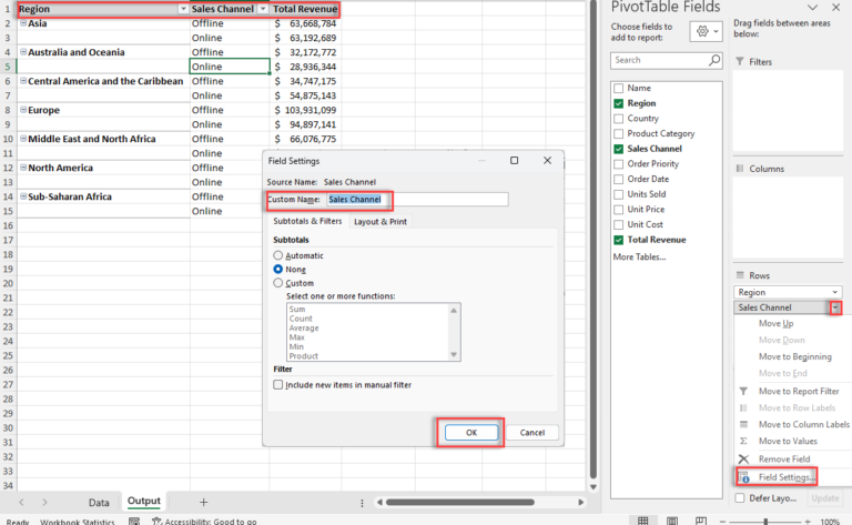 How To Change Pivot Table Design In Excel | Complete Guide
