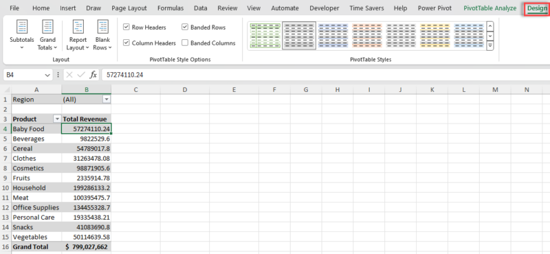 How To Do Conditional Formatting For Pivot Table