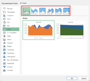 How To Create Area Chart In Excel | Step-by-Step Guide